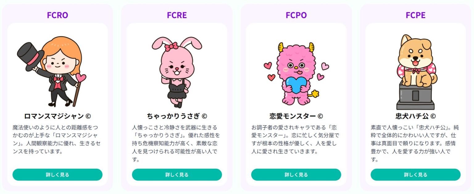 LoveType16はどうやる？診断のやり方や診断結果の種類を一覧で紹介！ | オレンジcafe